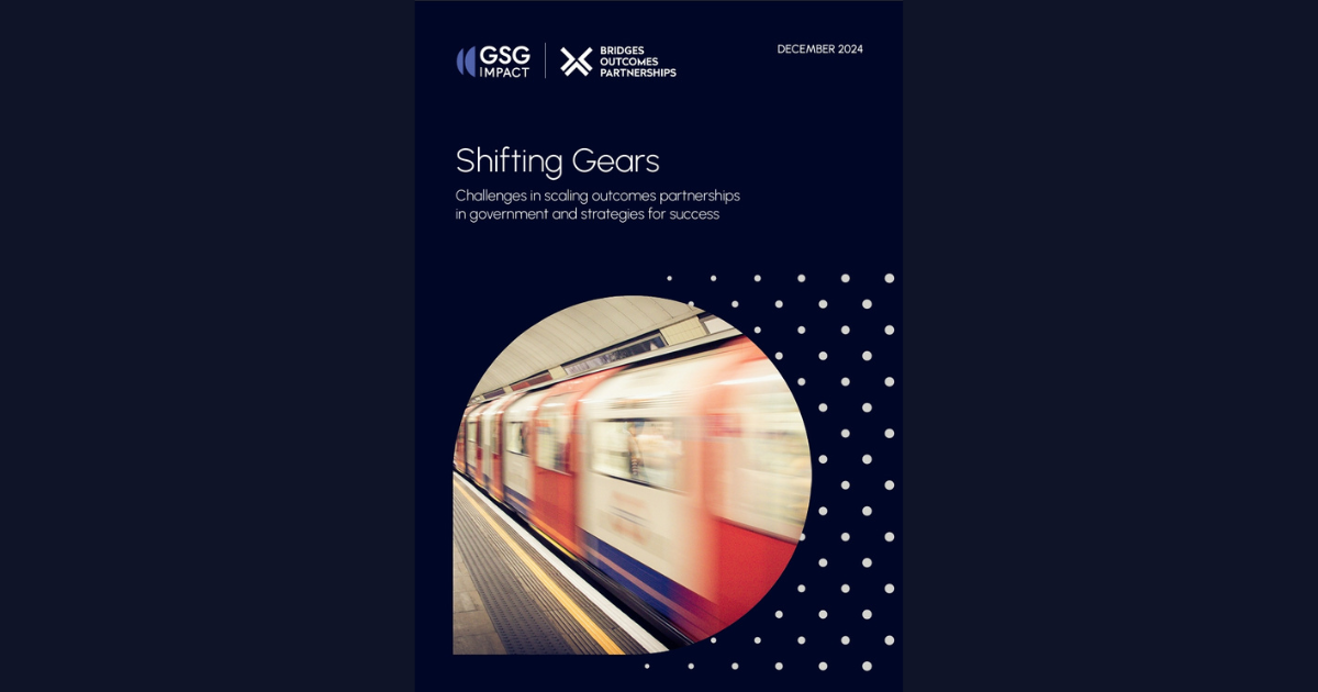 Challenges in scaling outcomes-based financing | GSG Impact