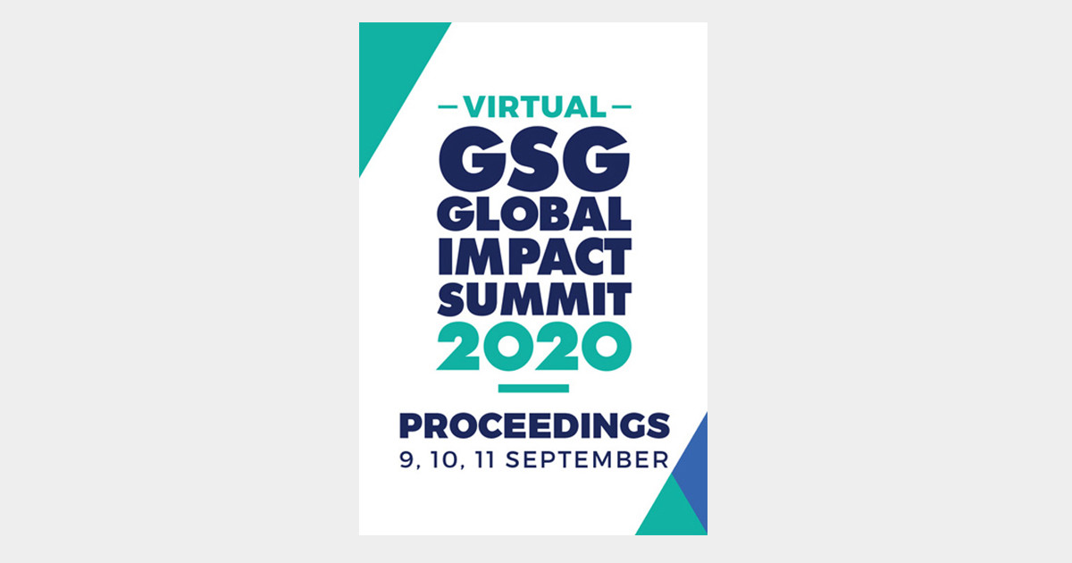 GSG Summit Proceedings 2020 | GSG Impact