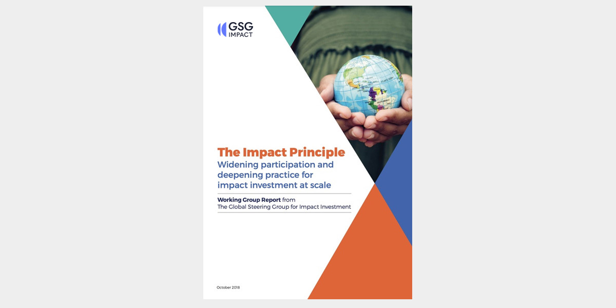The Impact Principle: Report | GSG Impact